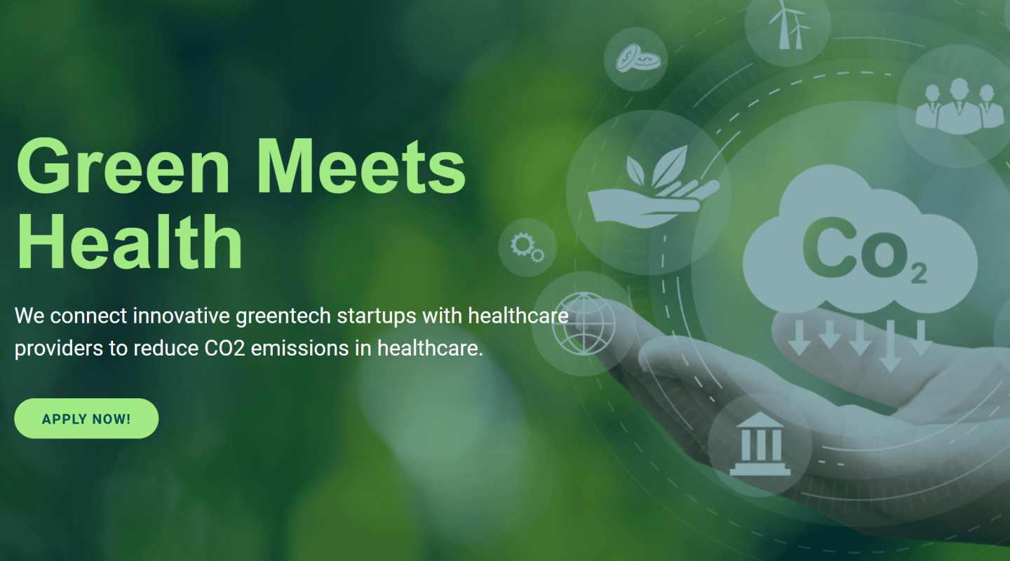 Green Health Accelerator - Applications now open - Apply until 30 July ...